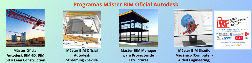 Formas de Pago y financiación de Másters BIM en RF AECO