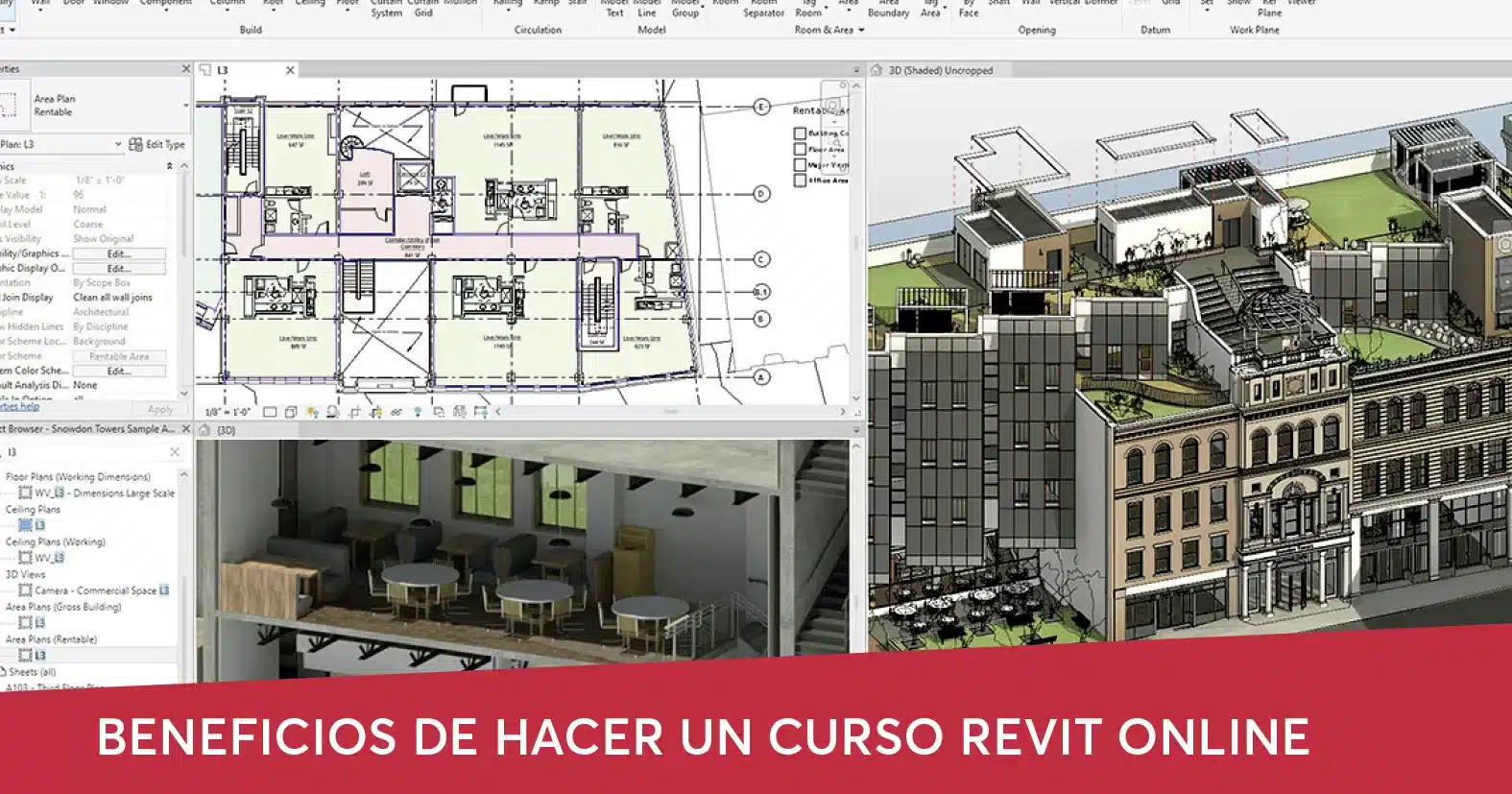 Beneficios de hacer un curso Revit online - RF AECO Competence Center